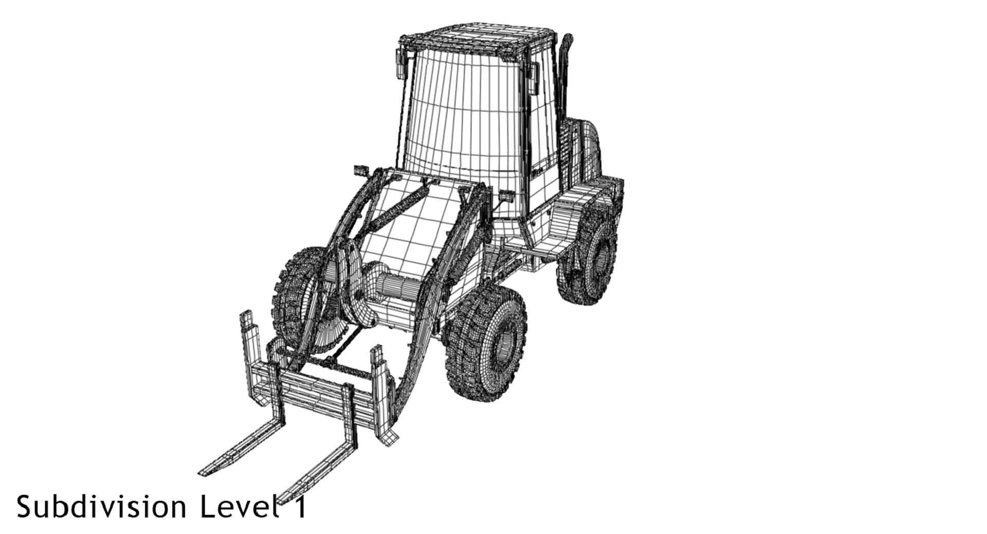 3d Lifter Industrial Model