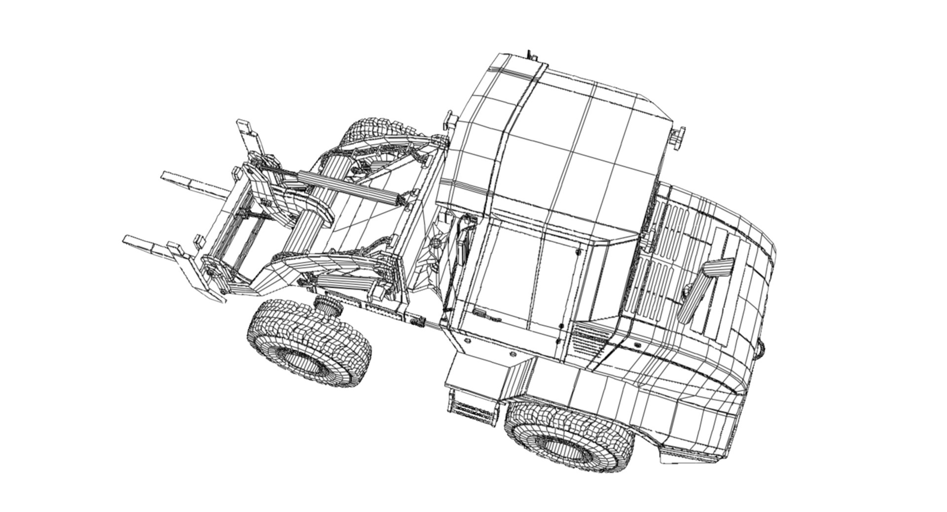 3d Lifter Industrial Model