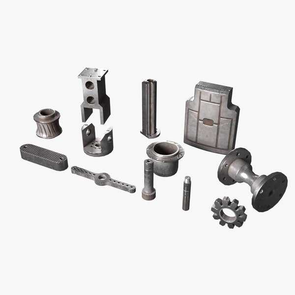 modelo 3d Partes de metal - TurboSquid 2118351