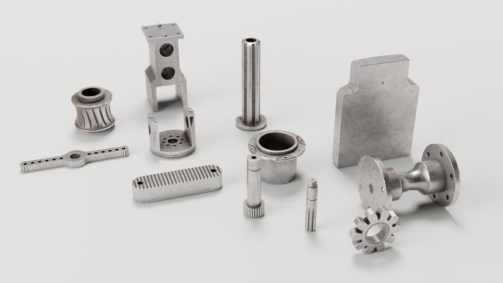 3D Metal Parts - TurboSquid 2118351