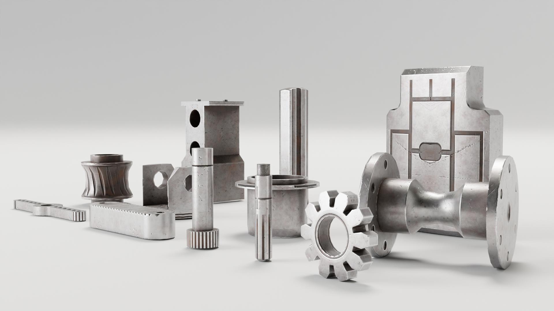 3D Metal Parts - TurboSquid 2118351