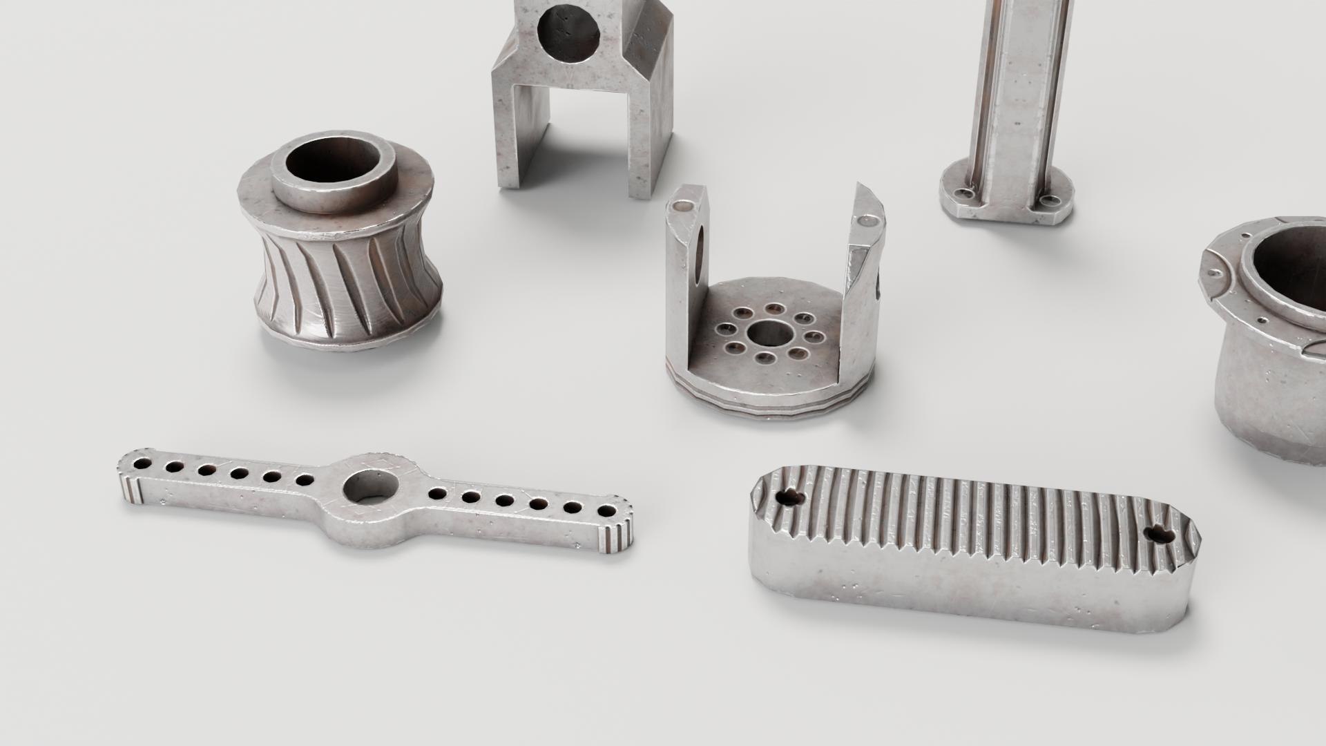 3D Metal Parts - TurboSquid 2118351