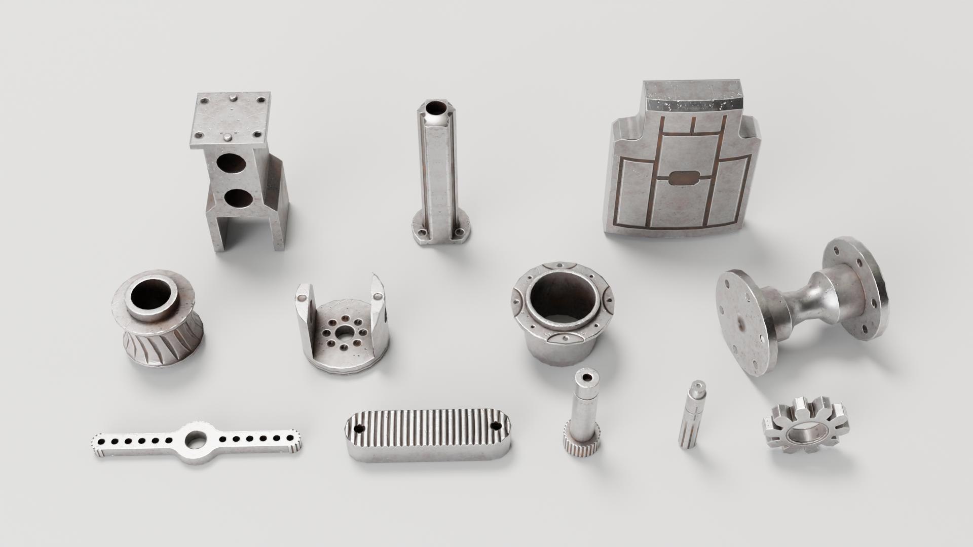 3D Metal Parts - TurboSquid 2118351