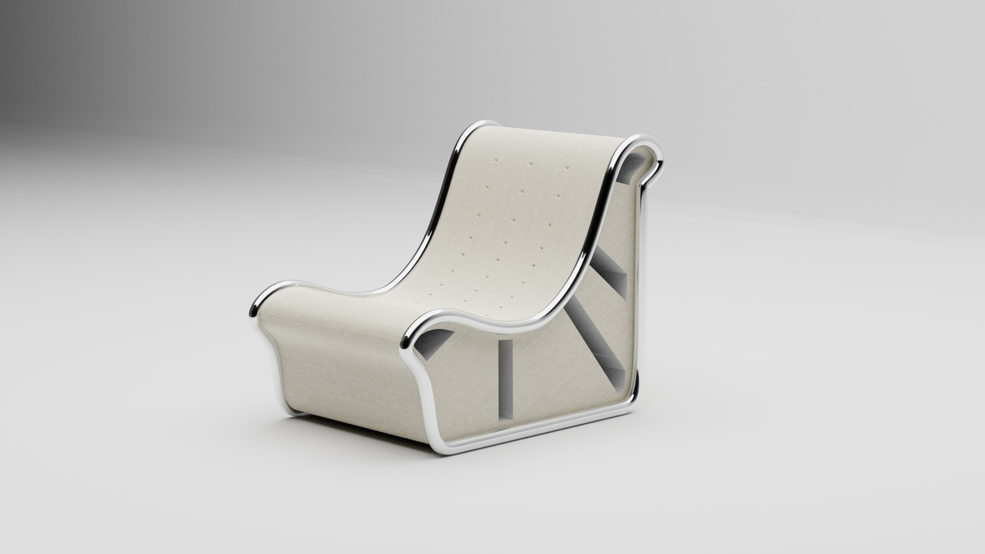 Chair With Holes Model - TurboSquid 2377208