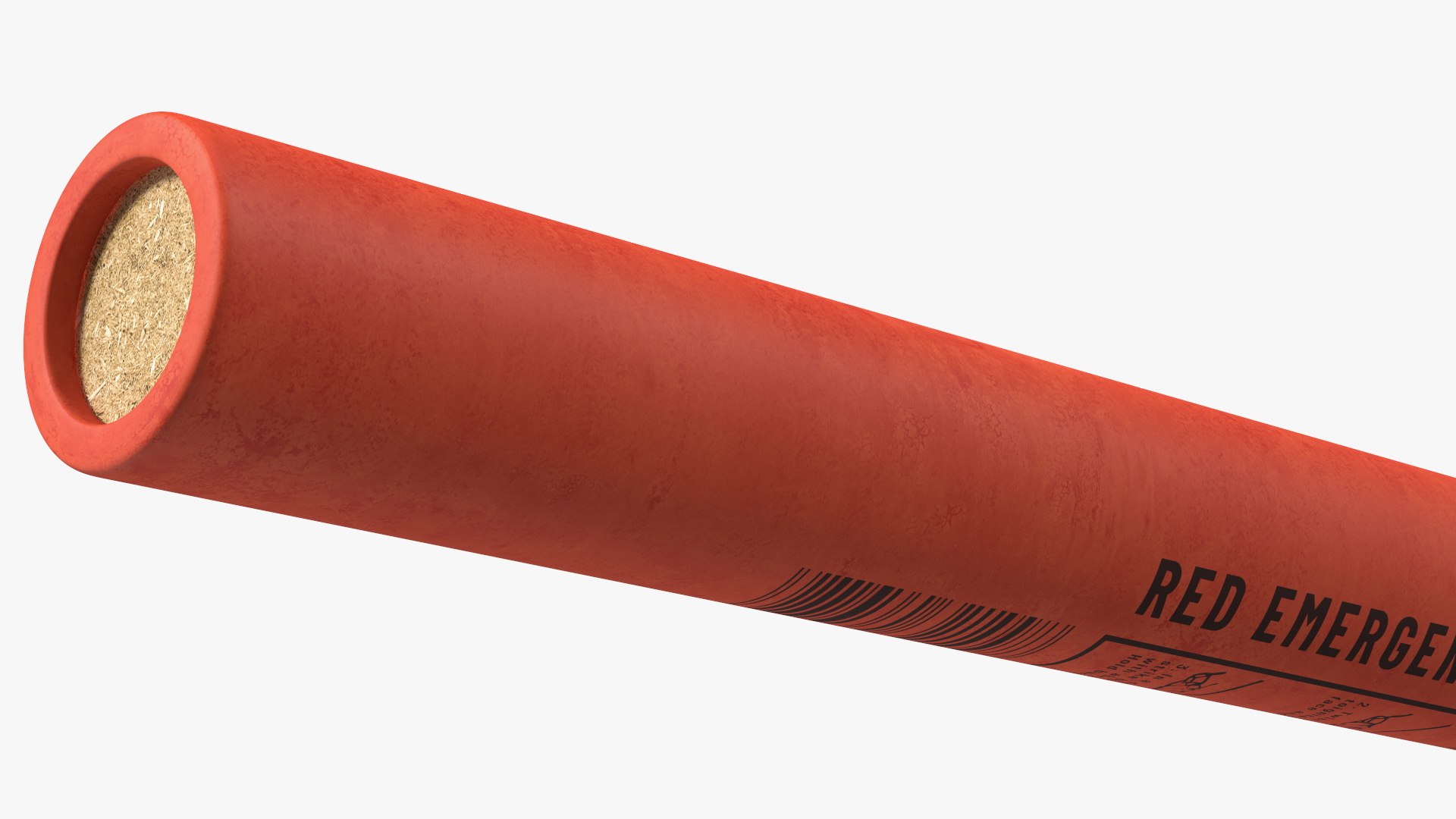 3D model Emergency Roadside Chemical Red Flare - TurboSquid 1784775