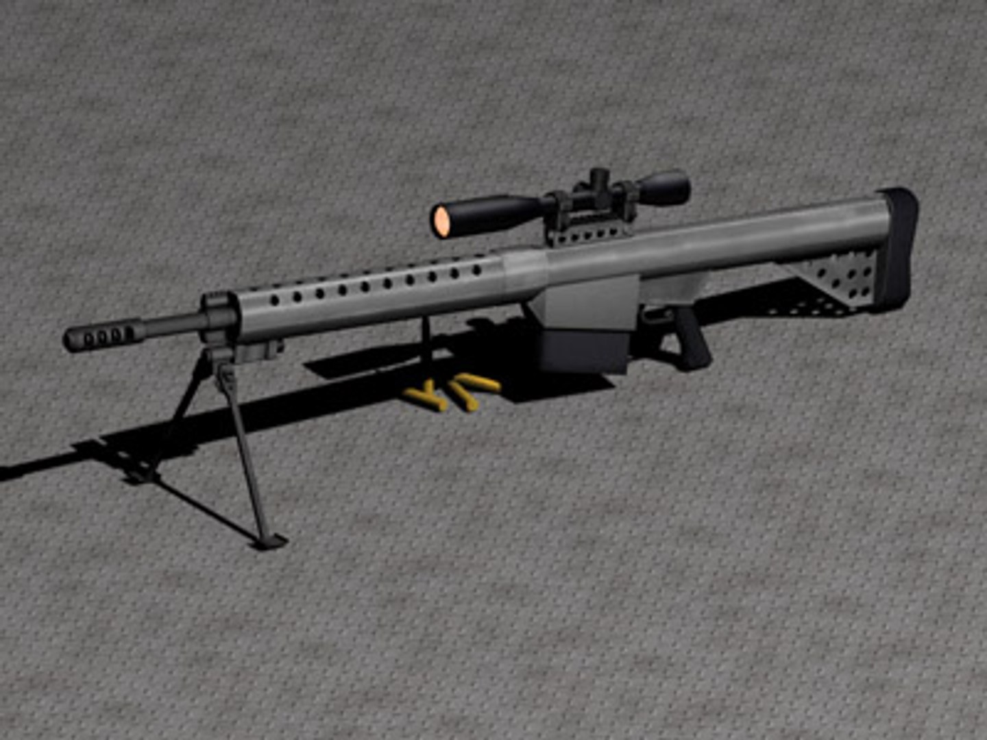 3d model rifle