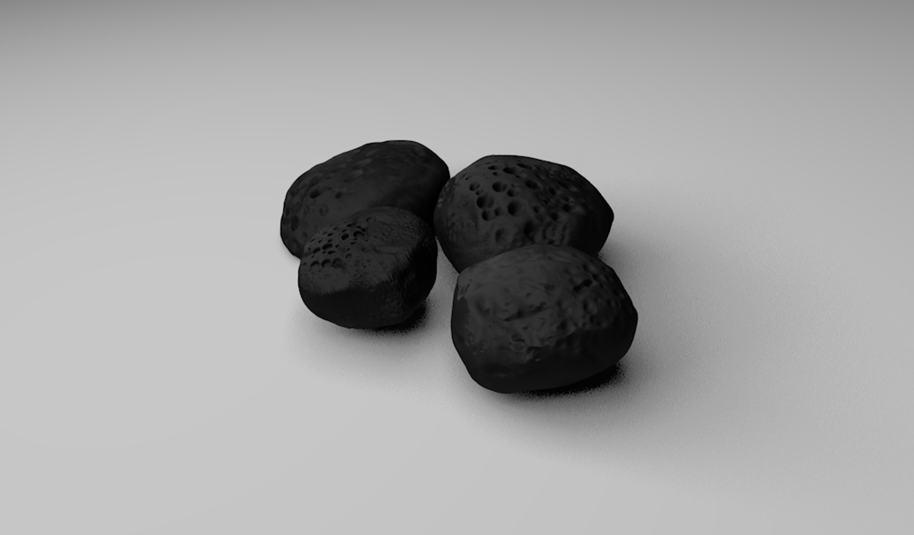 3D Model Coal Stones - TurboSquid 1150671
