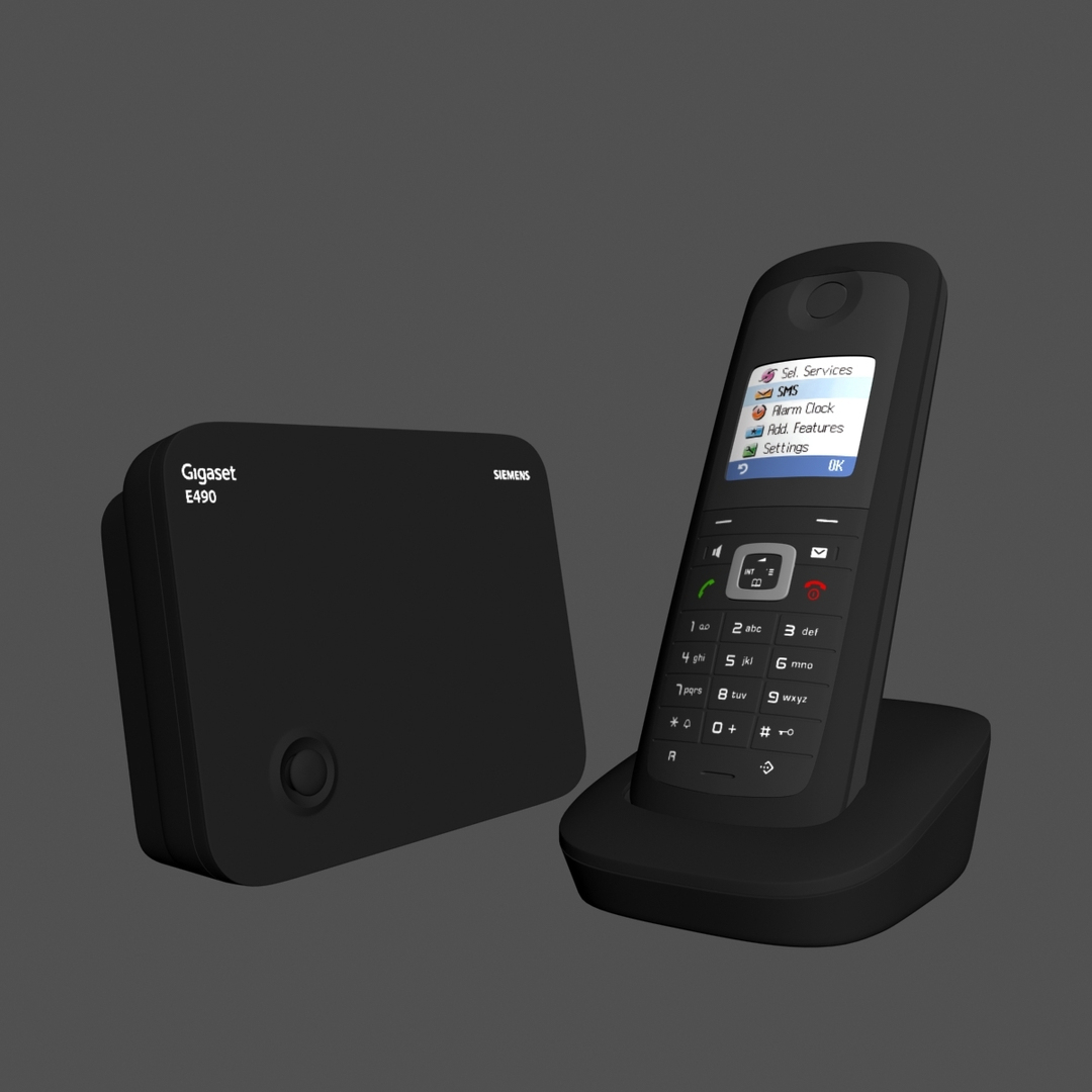 Siemens Gigaset E490 3d Model