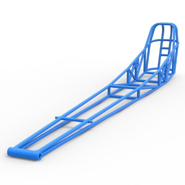 Diecast Frame of Front engine dragster Scale 1 to 253D模型 - TurboSquid ...