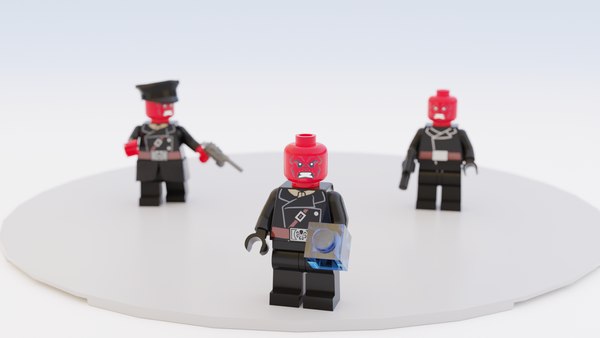 3D Lego Red Skull mini pack - TurboSquid 1988538