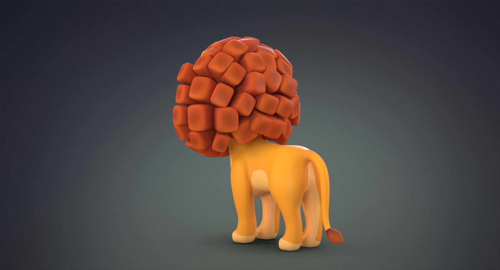 Cute Cartoon Lion 3D Model - TurboSquid 1420189