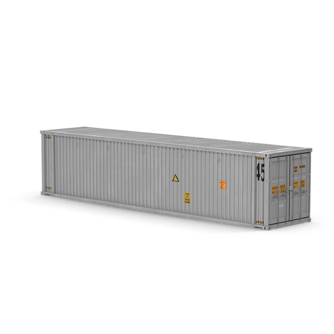 3d Model 45 Ft Cube Container