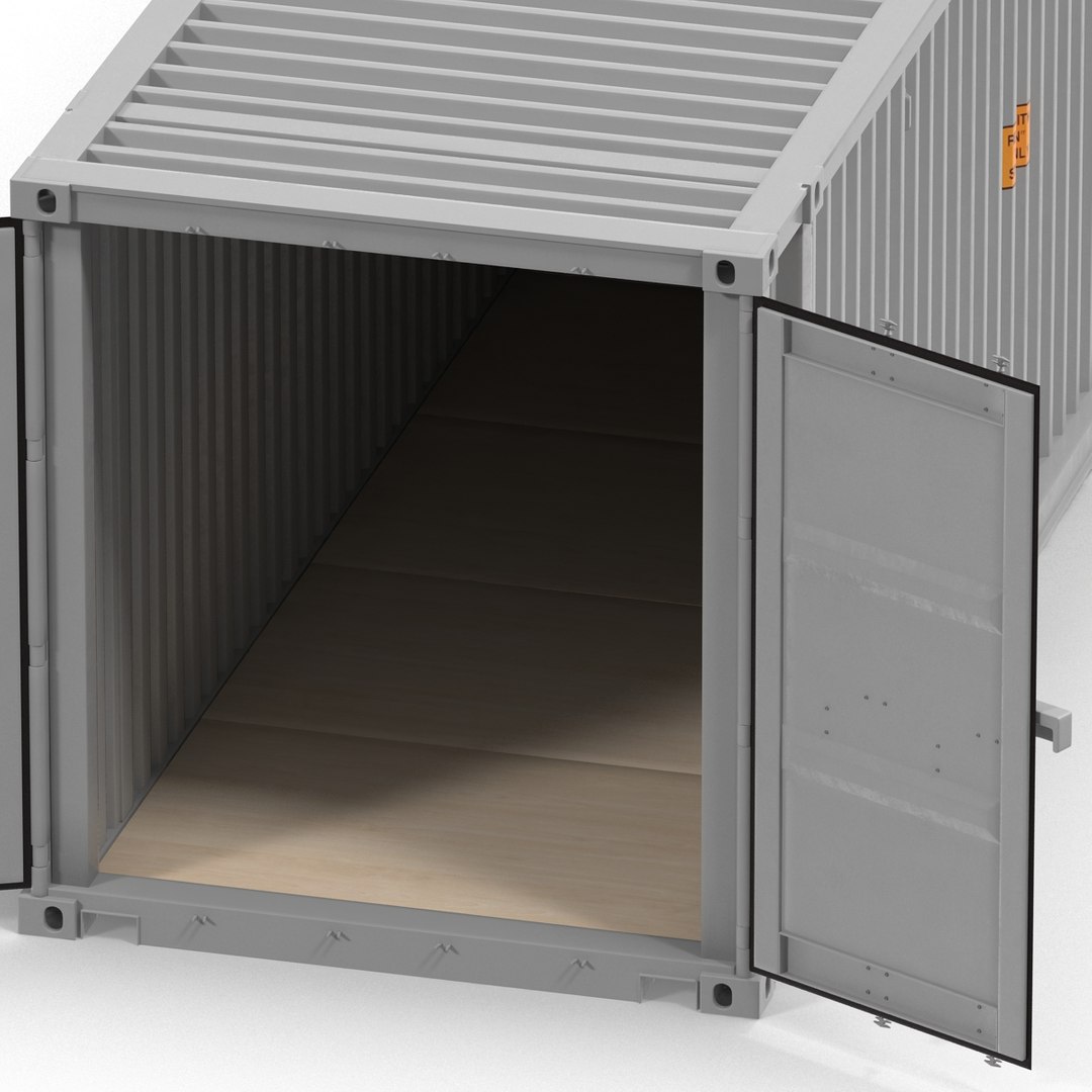 3d Model 45 Ft Cube Container