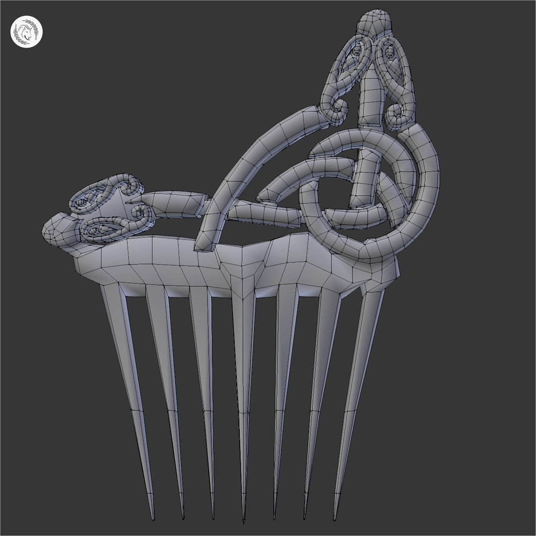 Comb Ornamental 3D Model - TurboSquid 1203514