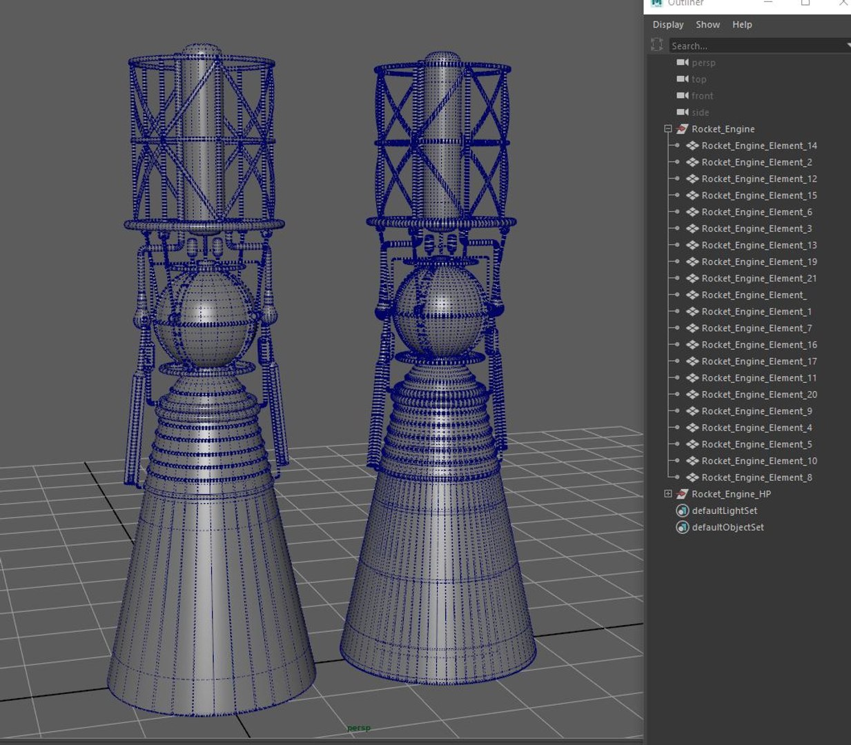 Rocket Engine 3D Model - TurboSquid 1580477