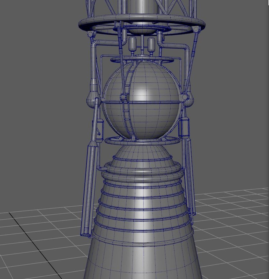 Rocket Engine 3D Model - TurboSquid 1580477