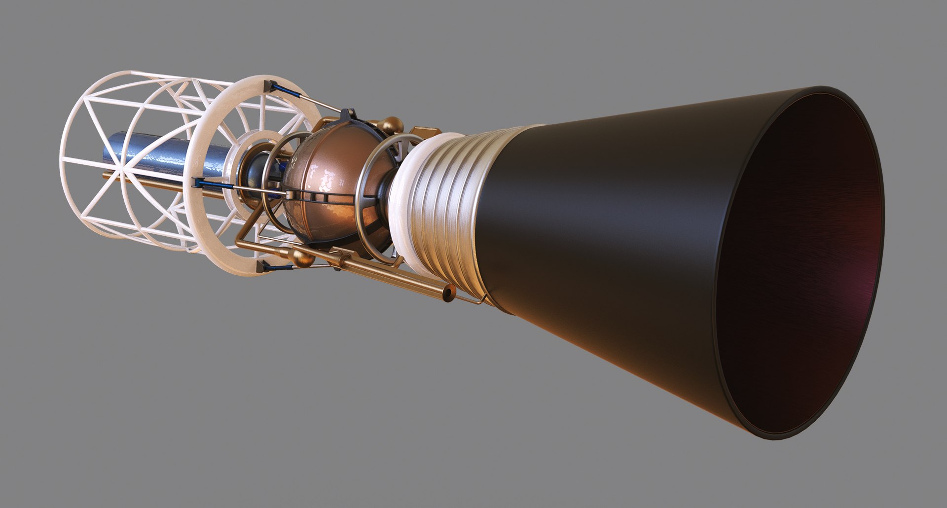 Rocket Engine 3D Model - TurboSquid 1580477