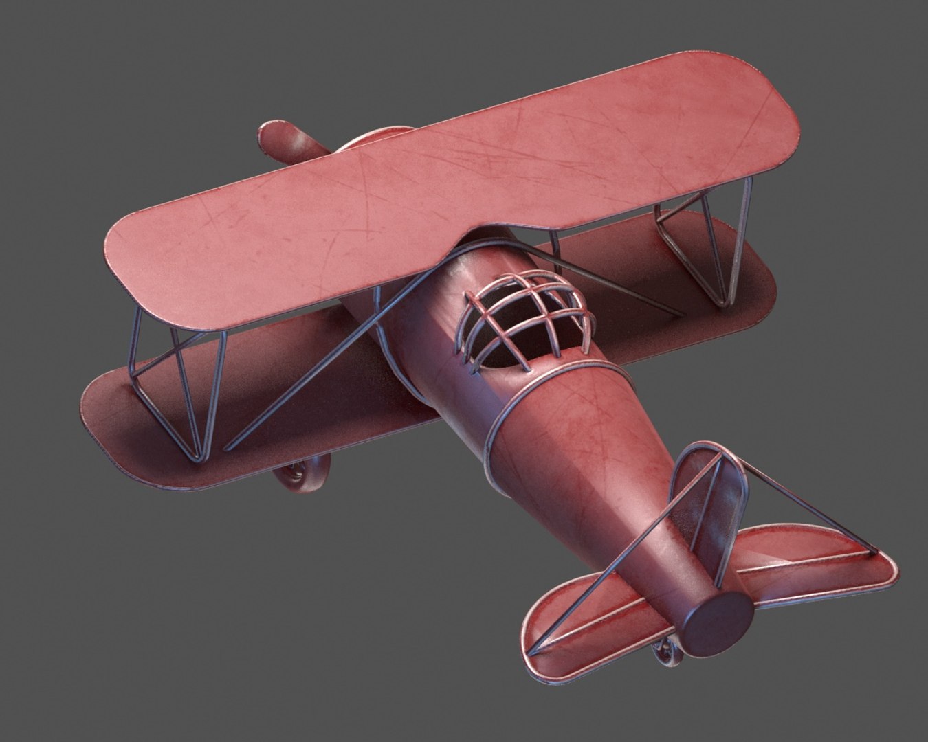 3D Plane Low-poly - TurboSquid 1591708