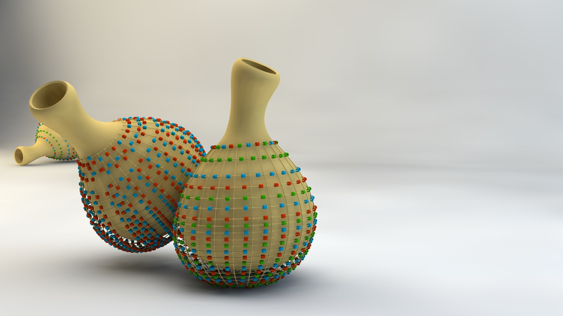 Shekere Percussion 3d Max