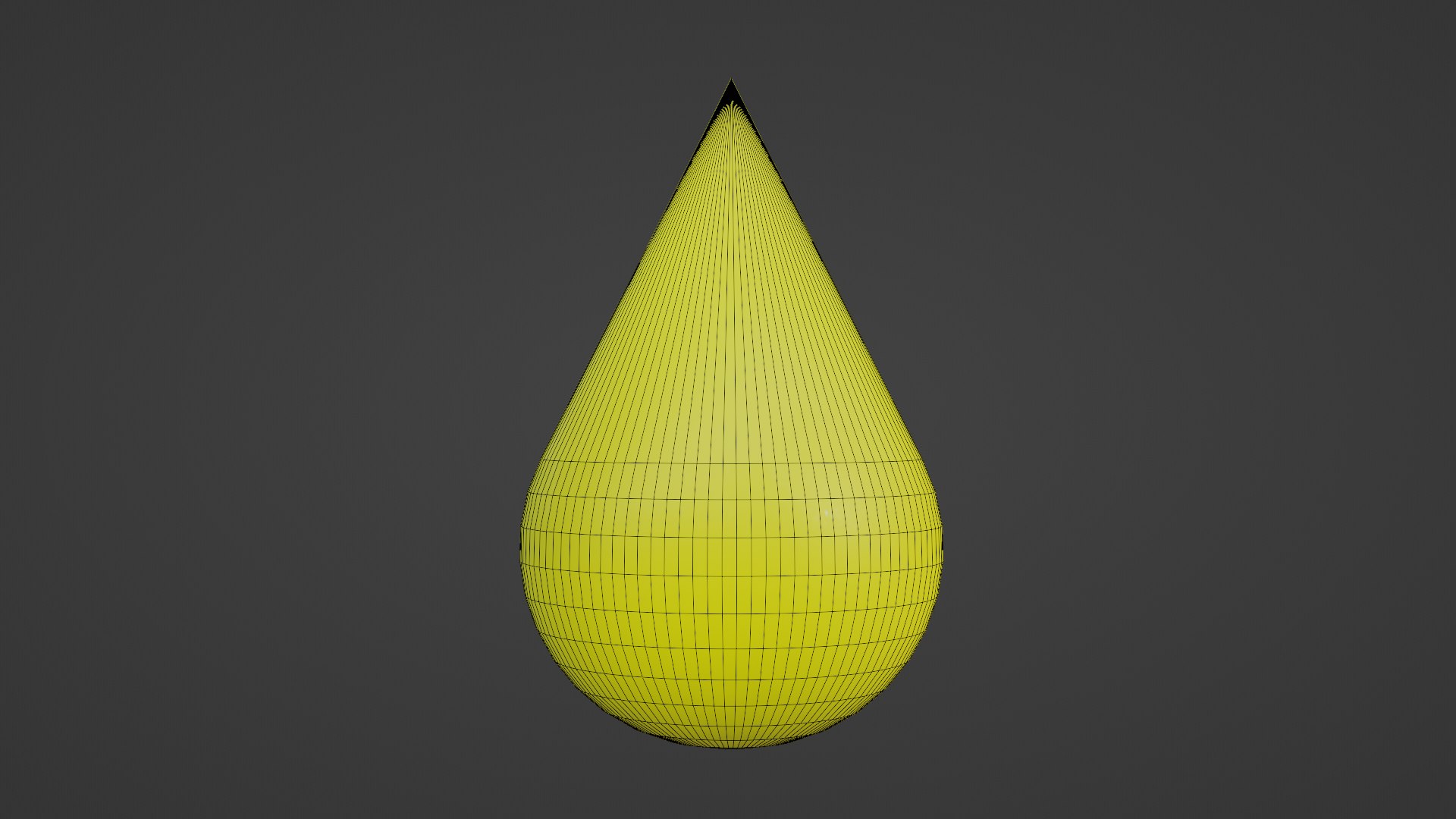 3D Yellow Drop - TurboSquid 2038910