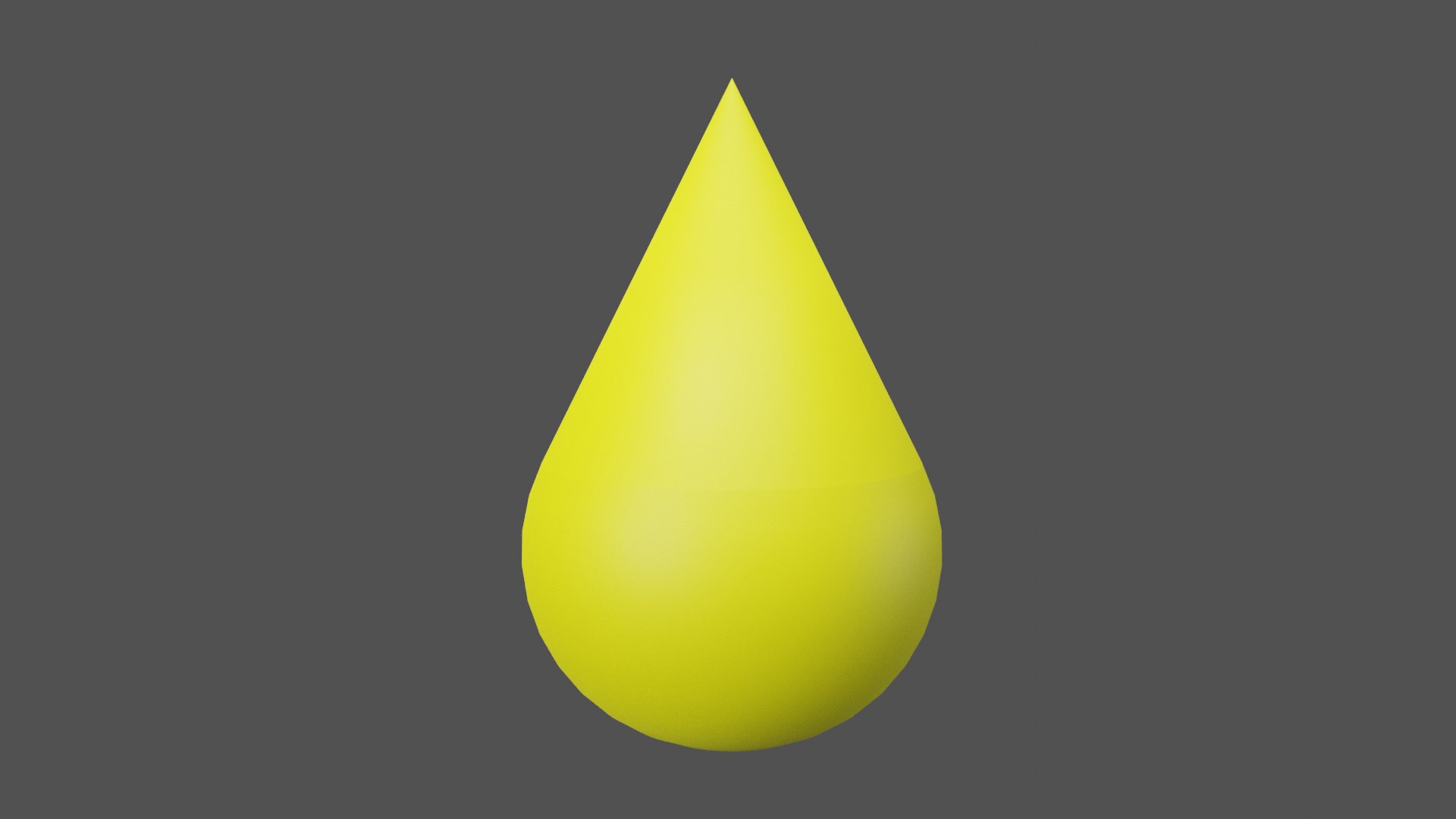 3D Yellow Drop - TurboSquid 2038910
