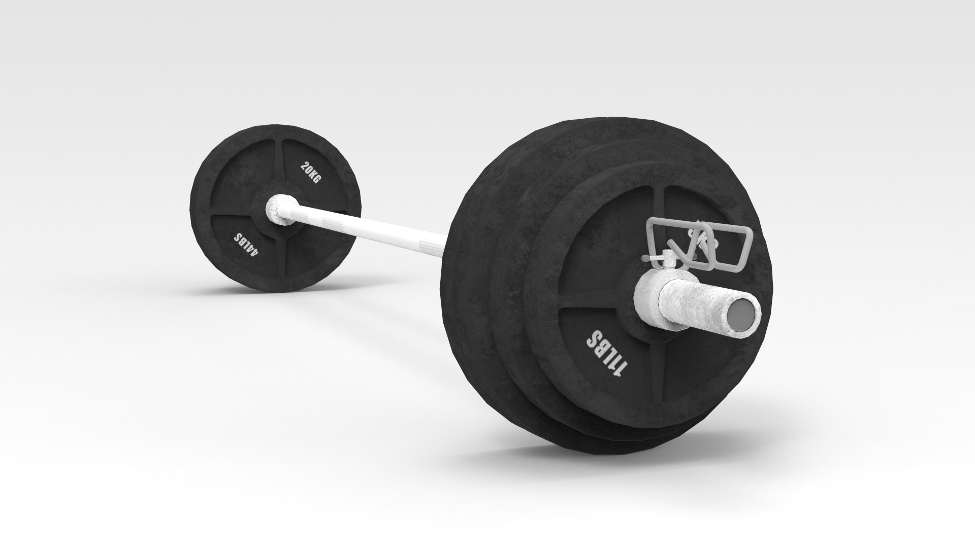 Barbell 3D Model - TurboSquid 1754680