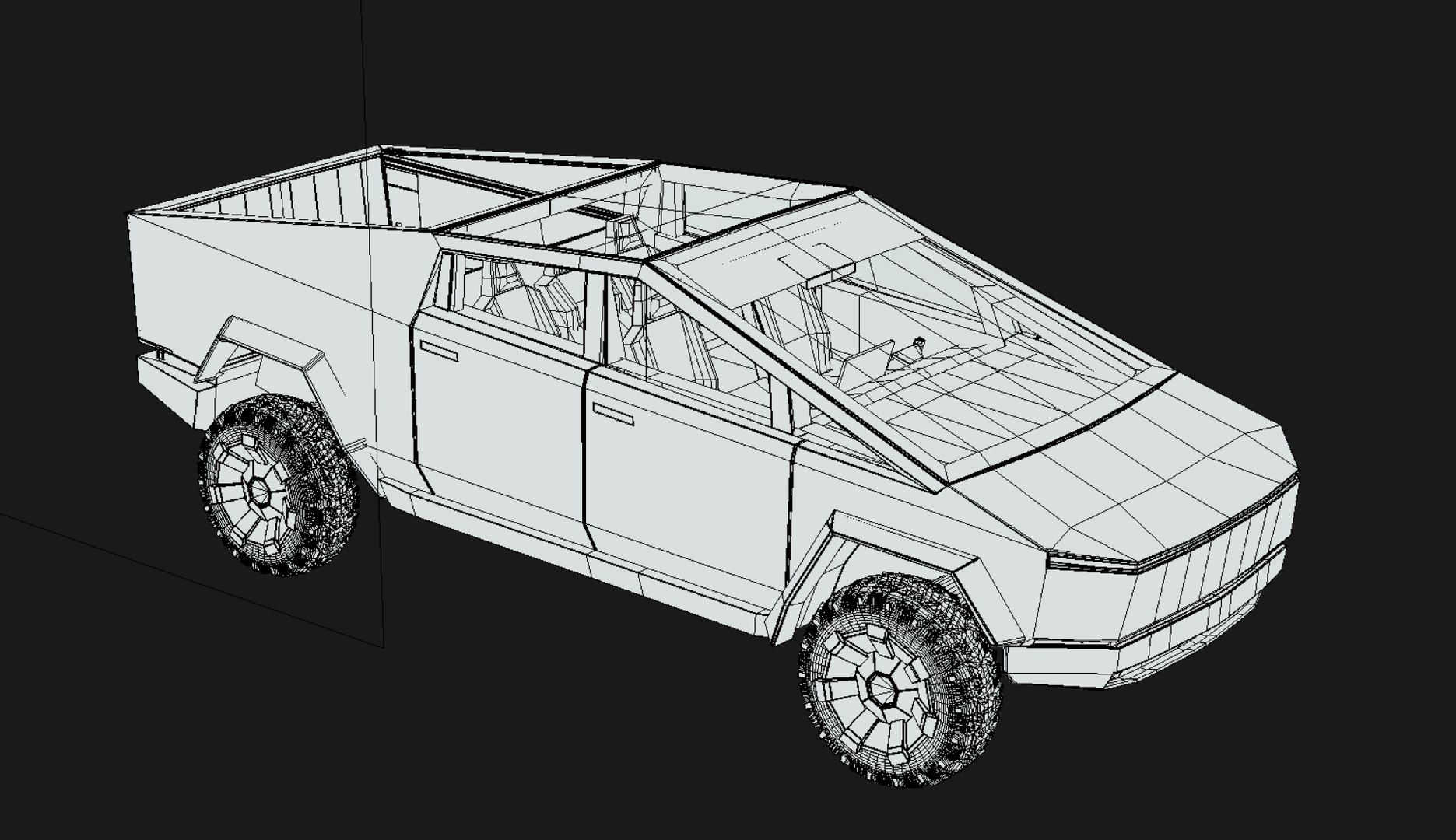 Cyber Truck Model - TurboSquid 1858117