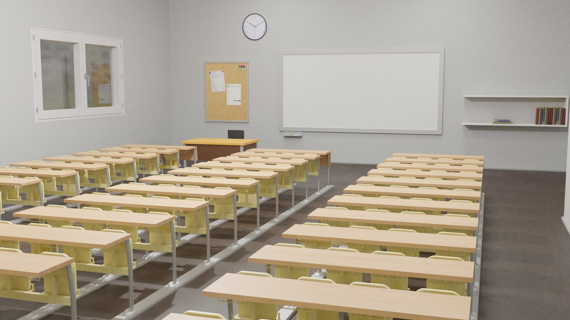 3D Classroom Interior Class - TurboSquid 1520250