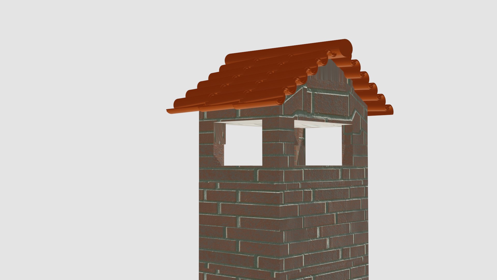 Flue Chimney 3D - TurboSquid 1647003