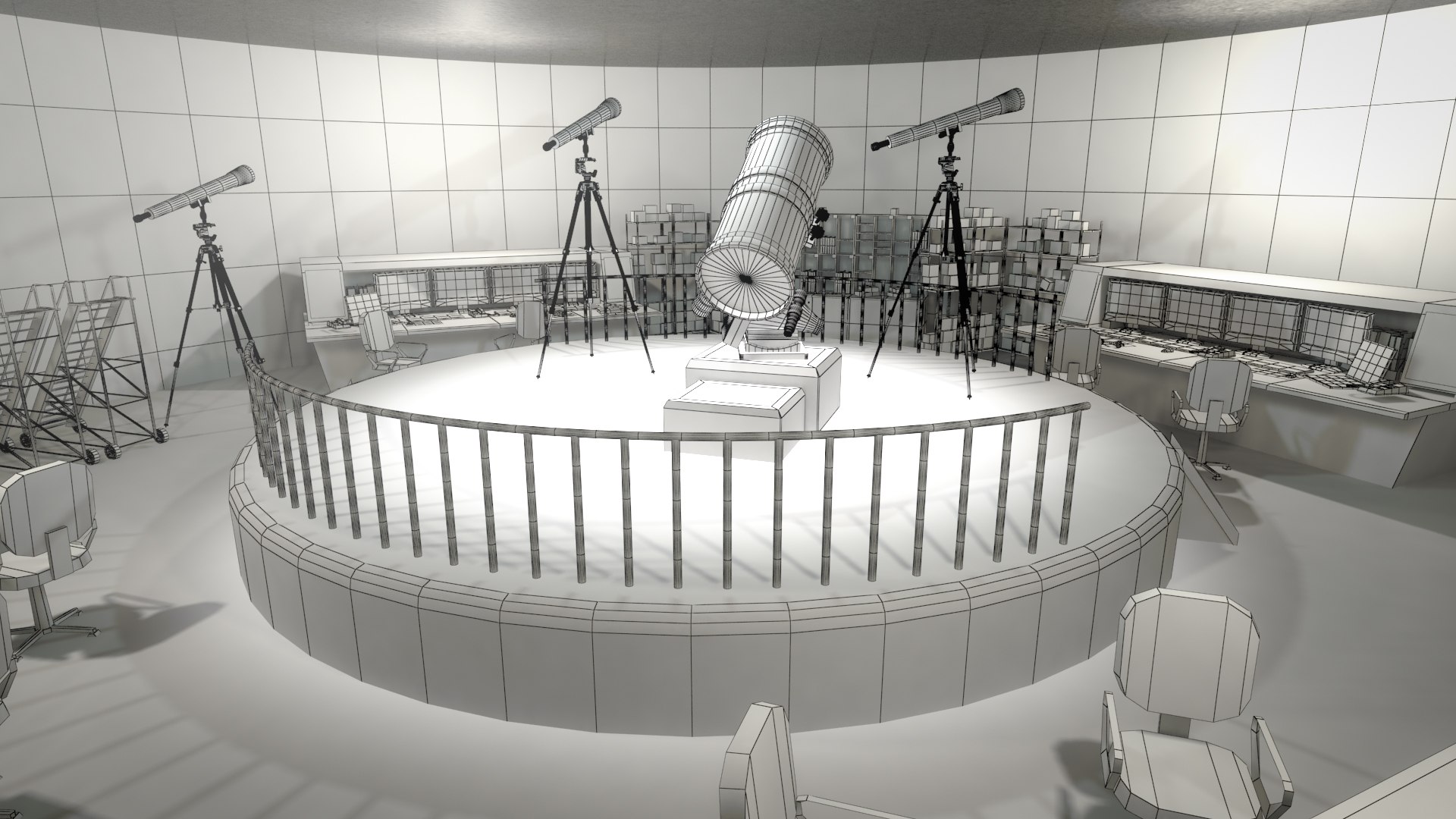 3D Model Observatory - TurboSquid 2296867