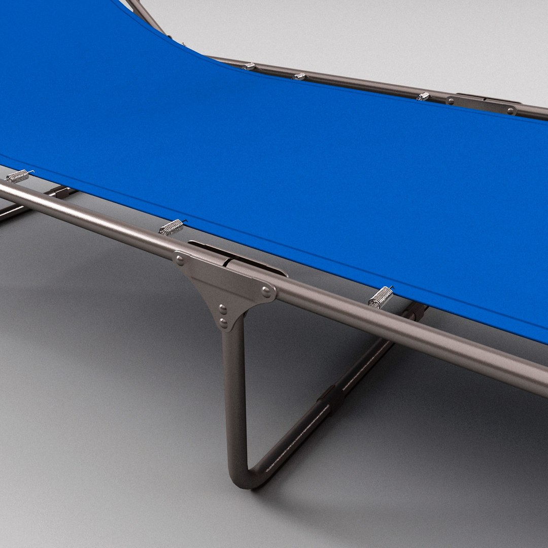 Folding Cot 3d Model