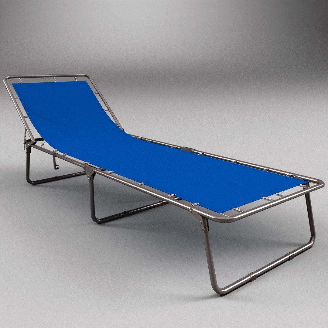 Folding Cot 3d Model