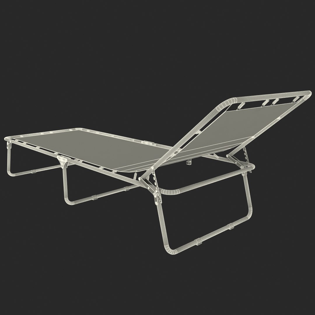 Folding Cot 3d Model