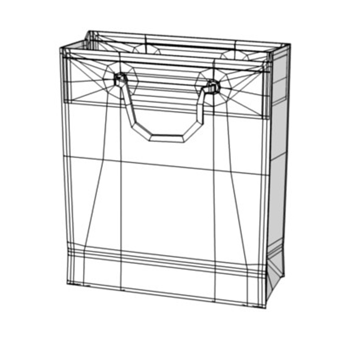 shopping bag 3d model