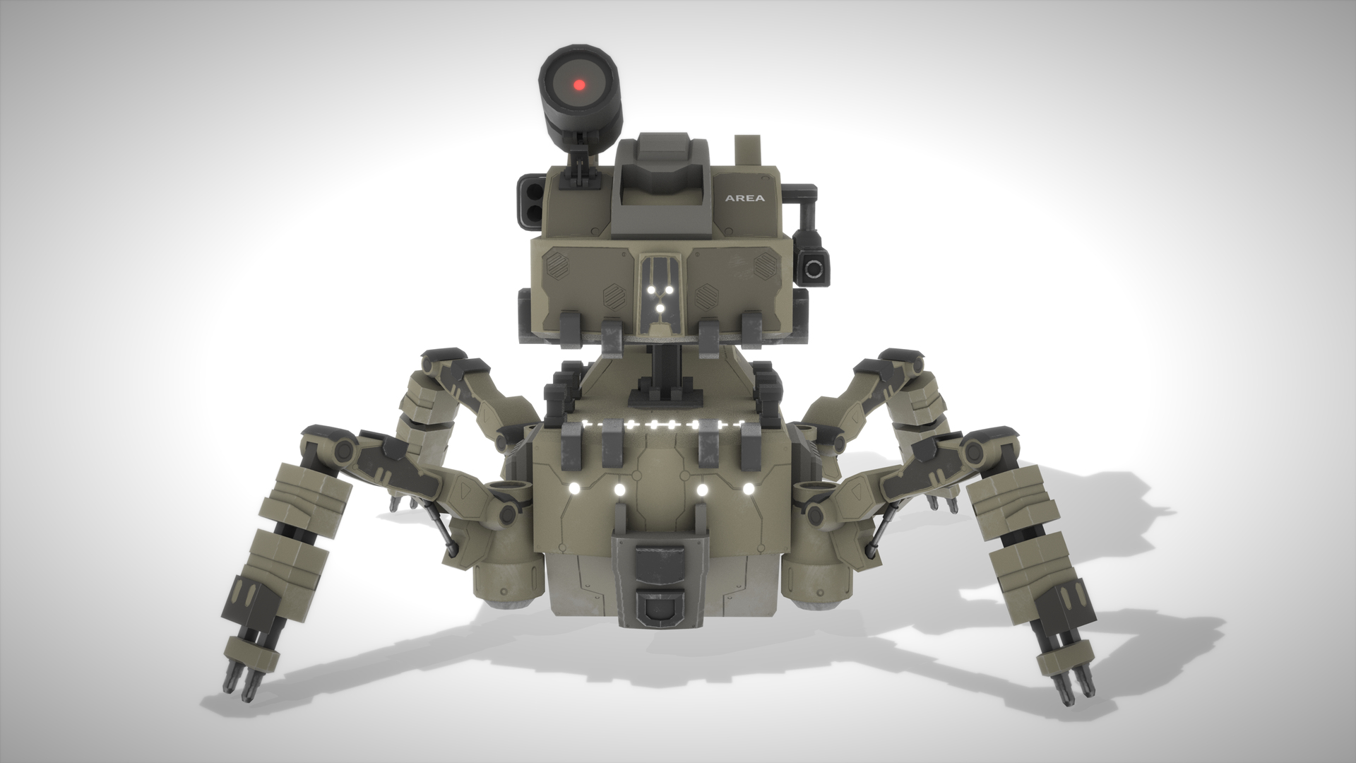 Sci-fi Spider Robot BM9 3D Model - TurboSquid 1989442