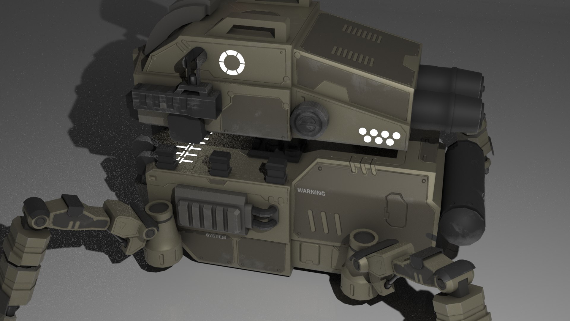 Sci-fi spider robot BM9 3D model - TurboSquid 1989442
