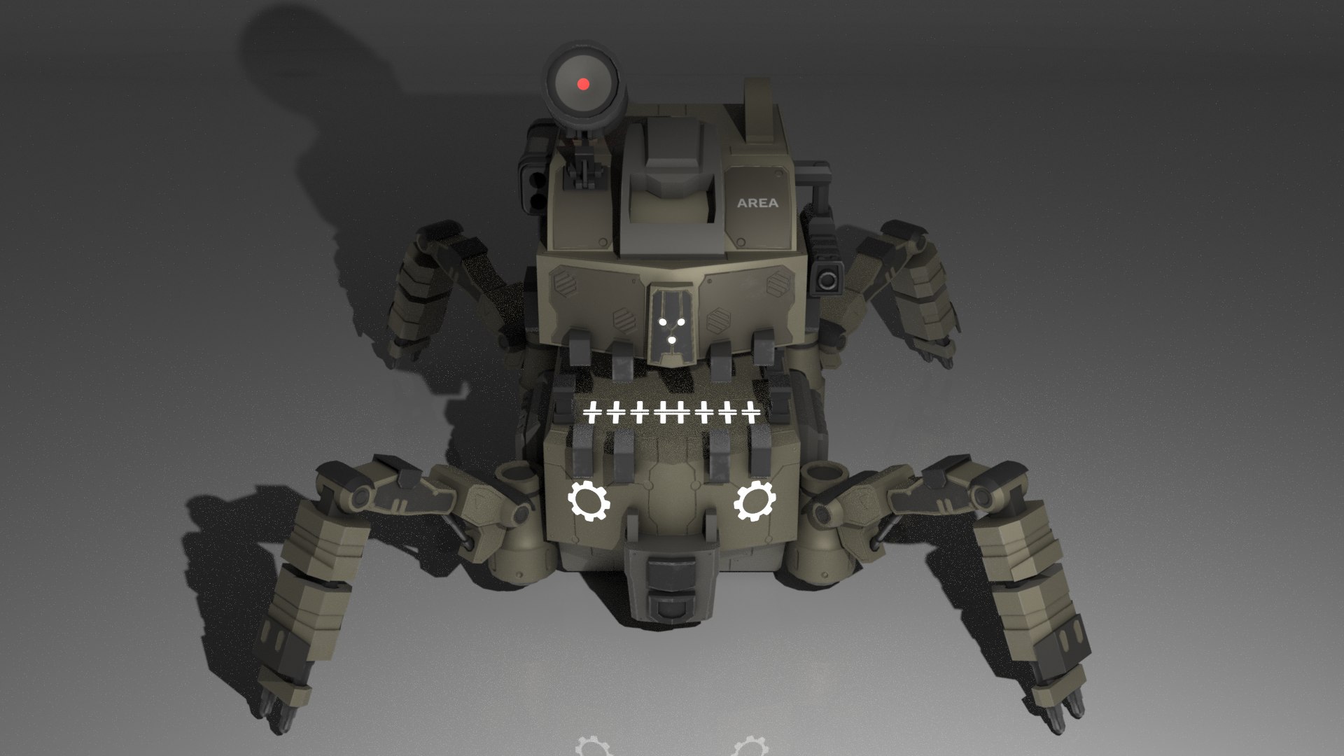 Sci-fi spider robot BM9 3D model - TurboSquid 1989442