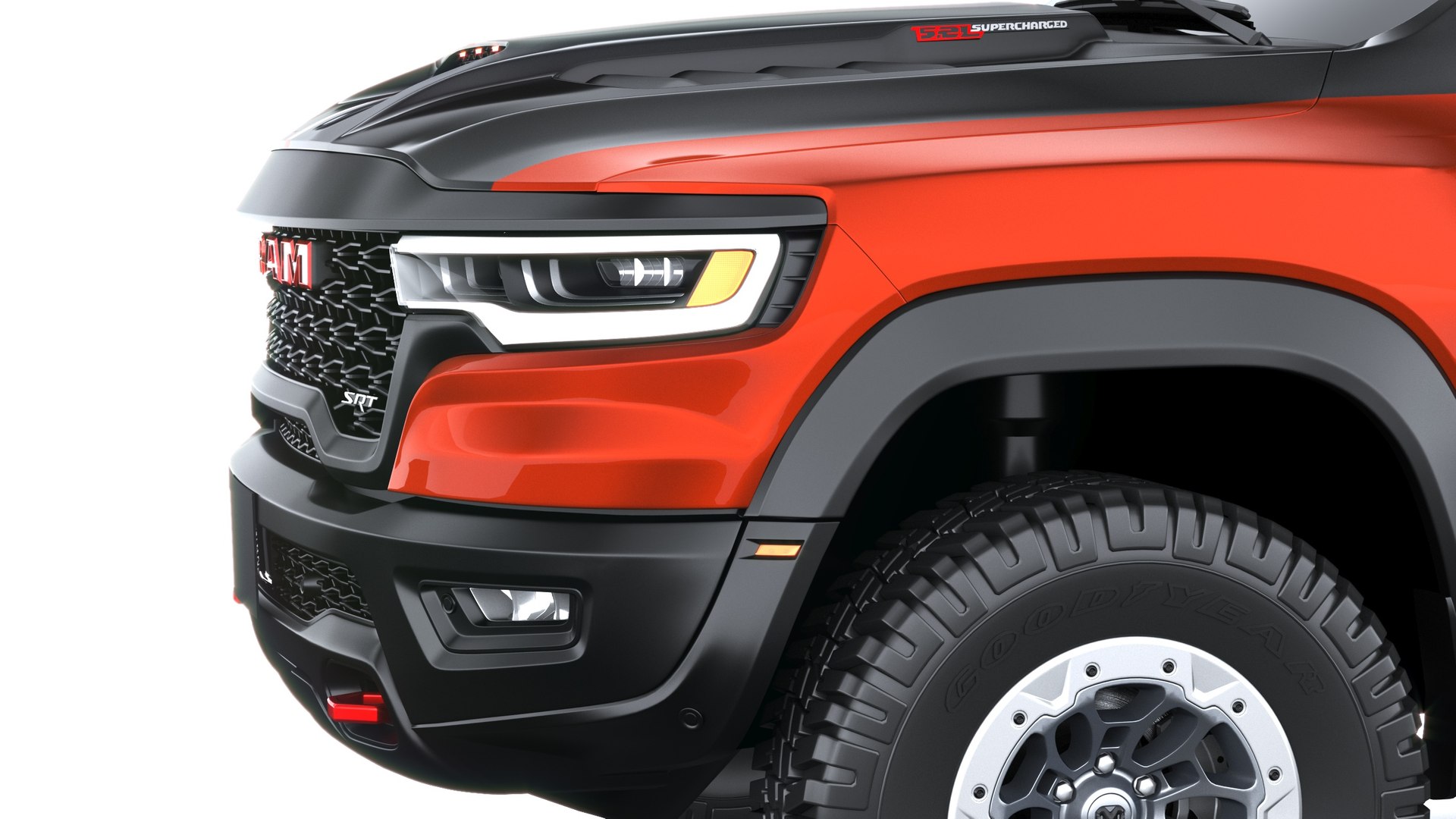 Ram 1500 SRT TRX 2027 3D Model - TurboSquid 2511896