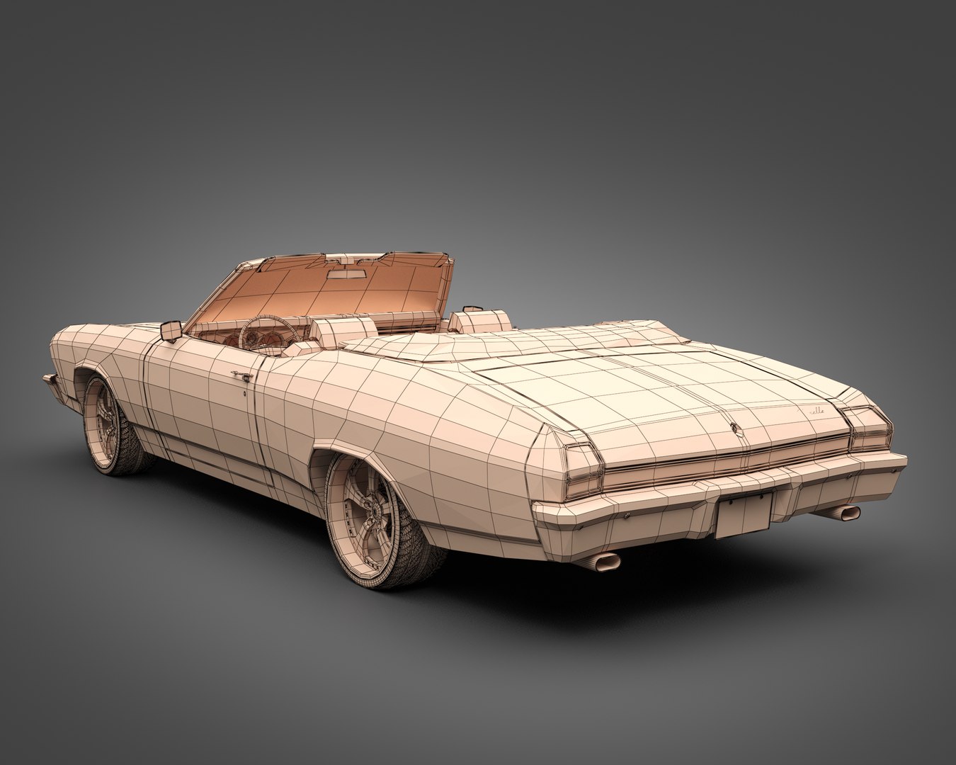 1969 Chevelle Convertible 3D Model - TurboSquid 1745798