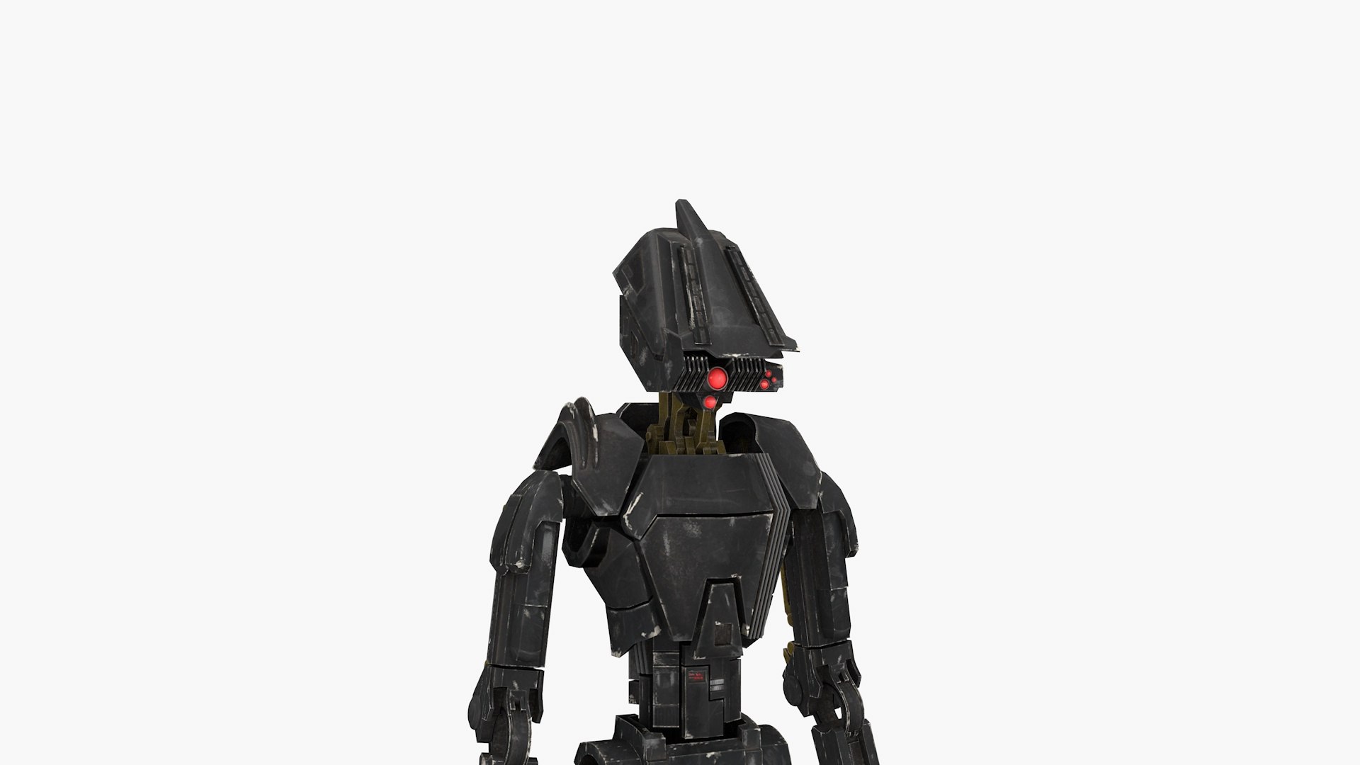3D Assassin Droid Model - TurboSquid 2367193