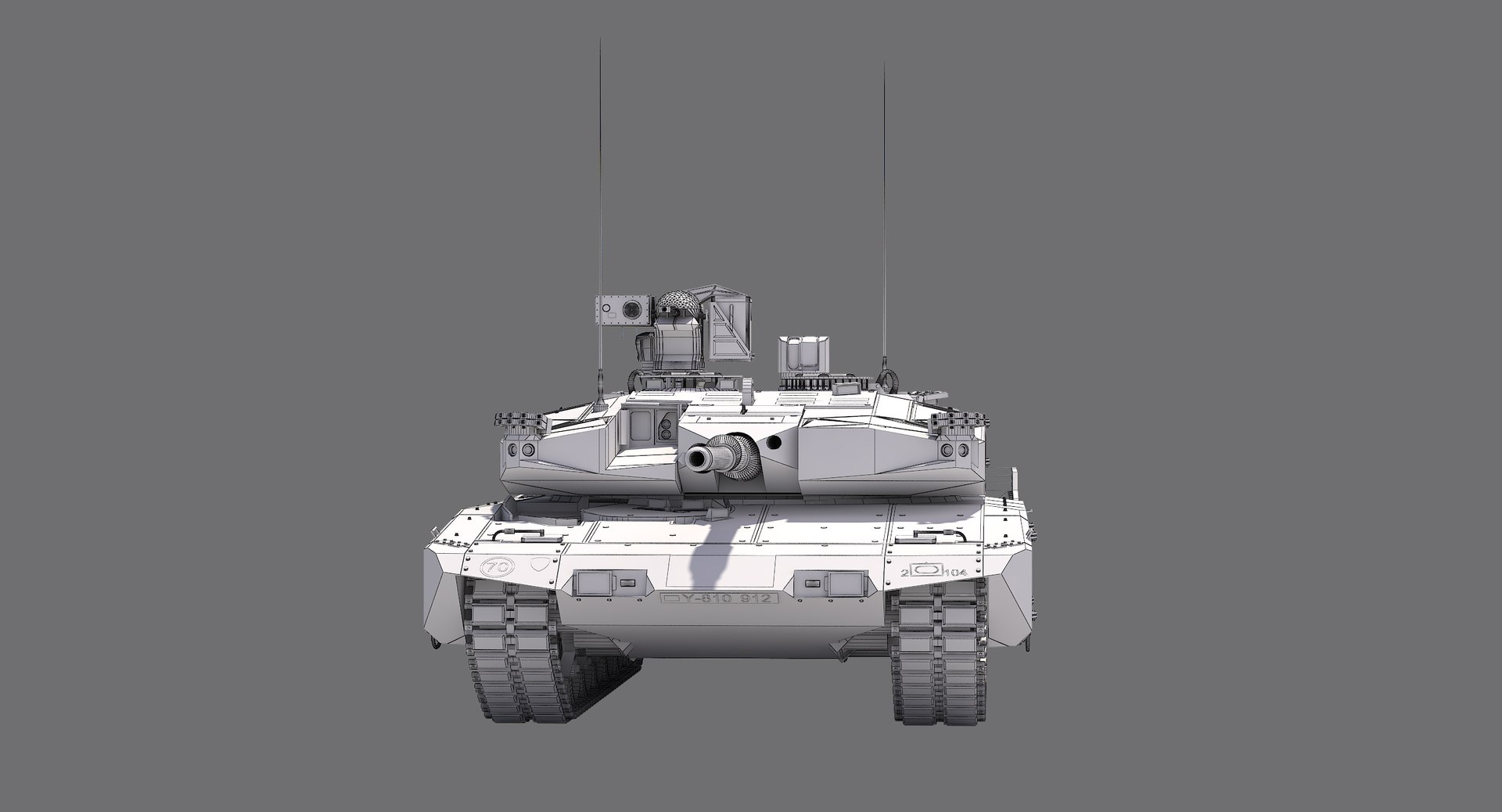 leopard 2 mbt revolution 3d max