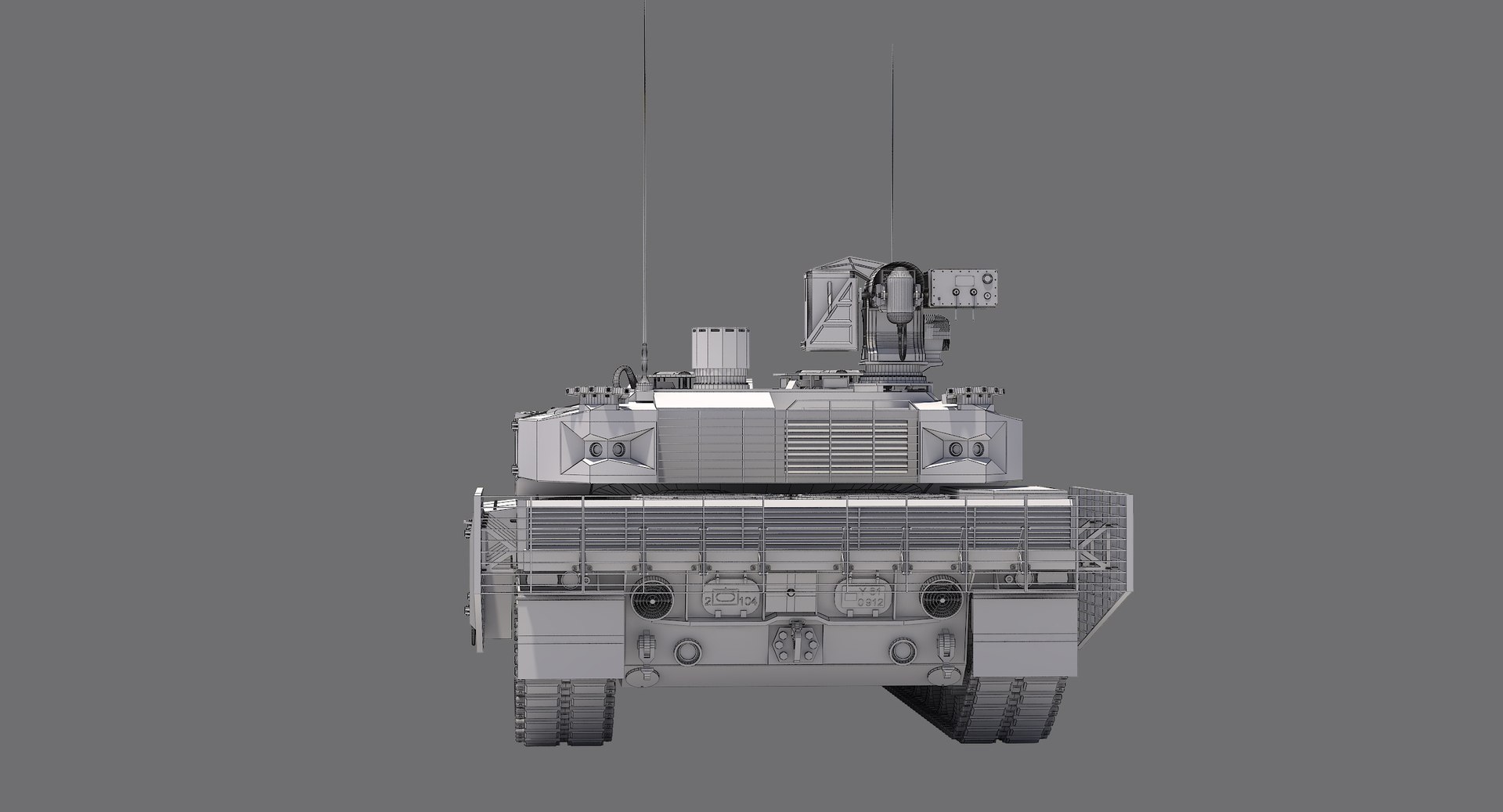 leopard 2 mbt revolution 3d max