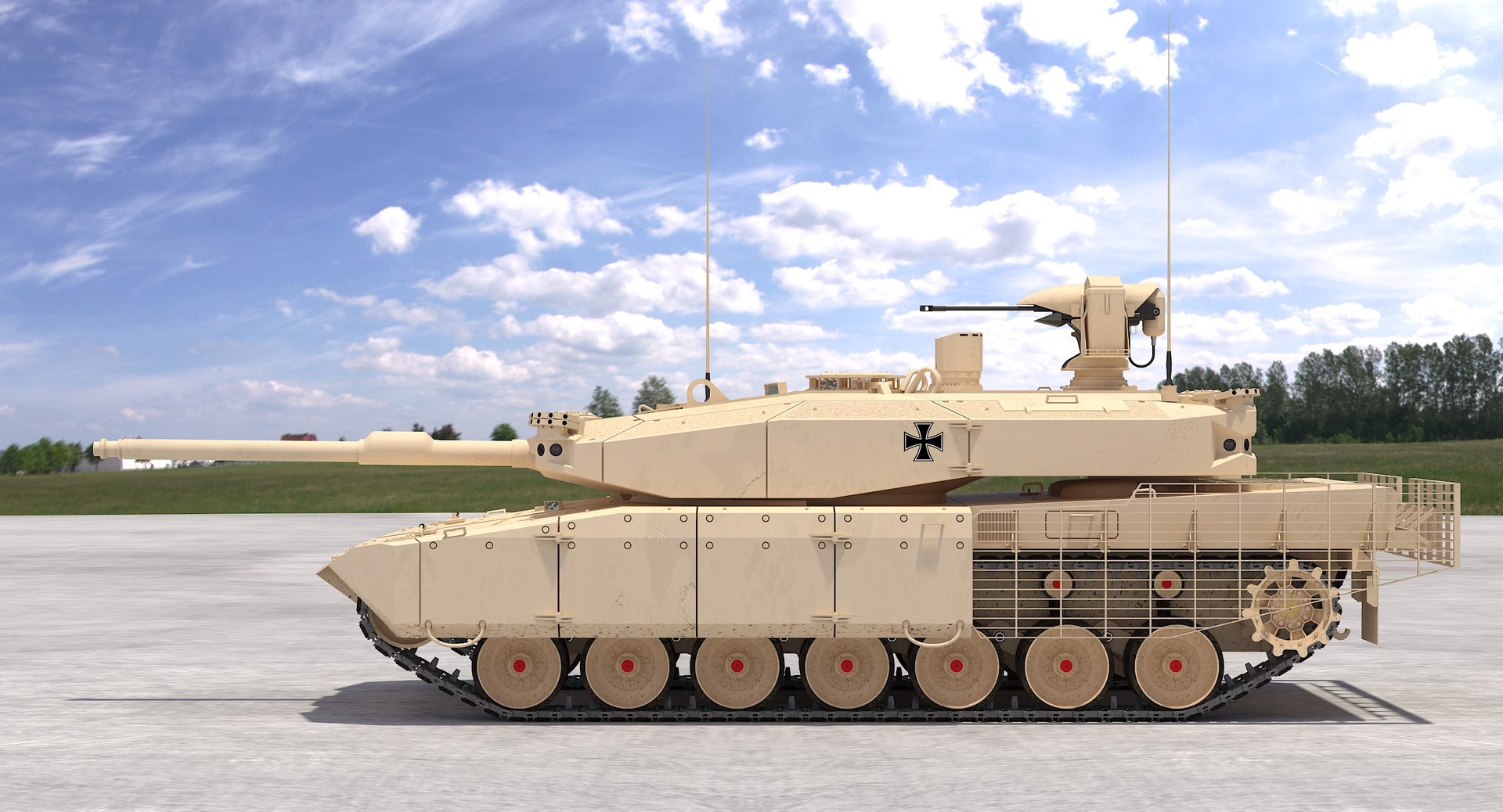 leopard 2 mbt revolution 3d max