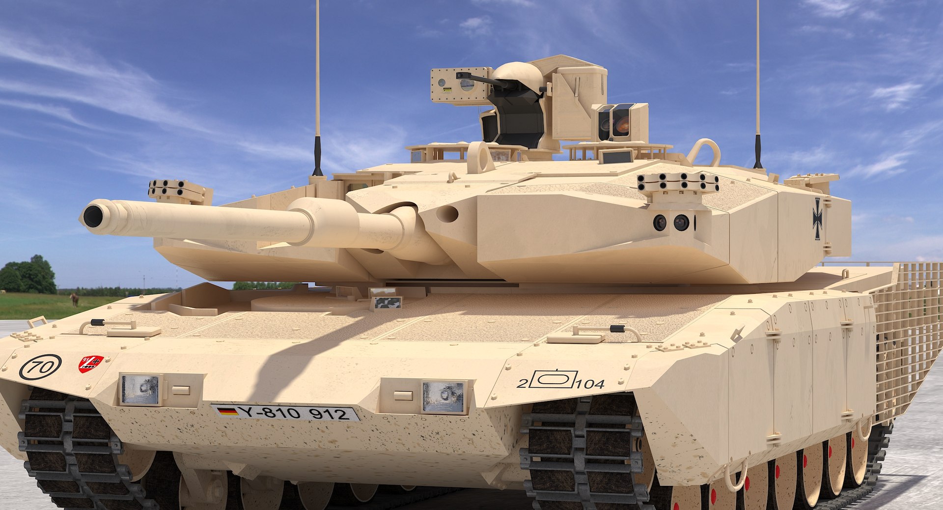 leopard 2 mbt revolution 3d max