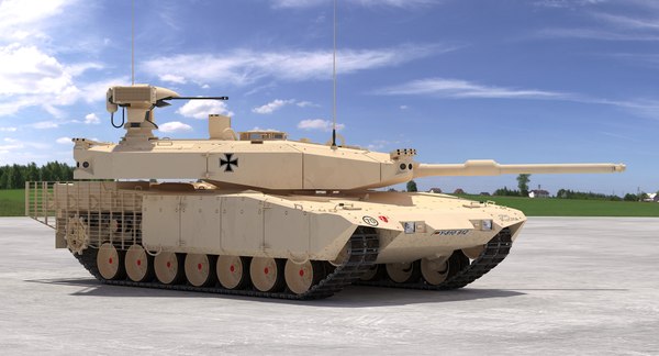 leopard 2 mbt revolution 3d max