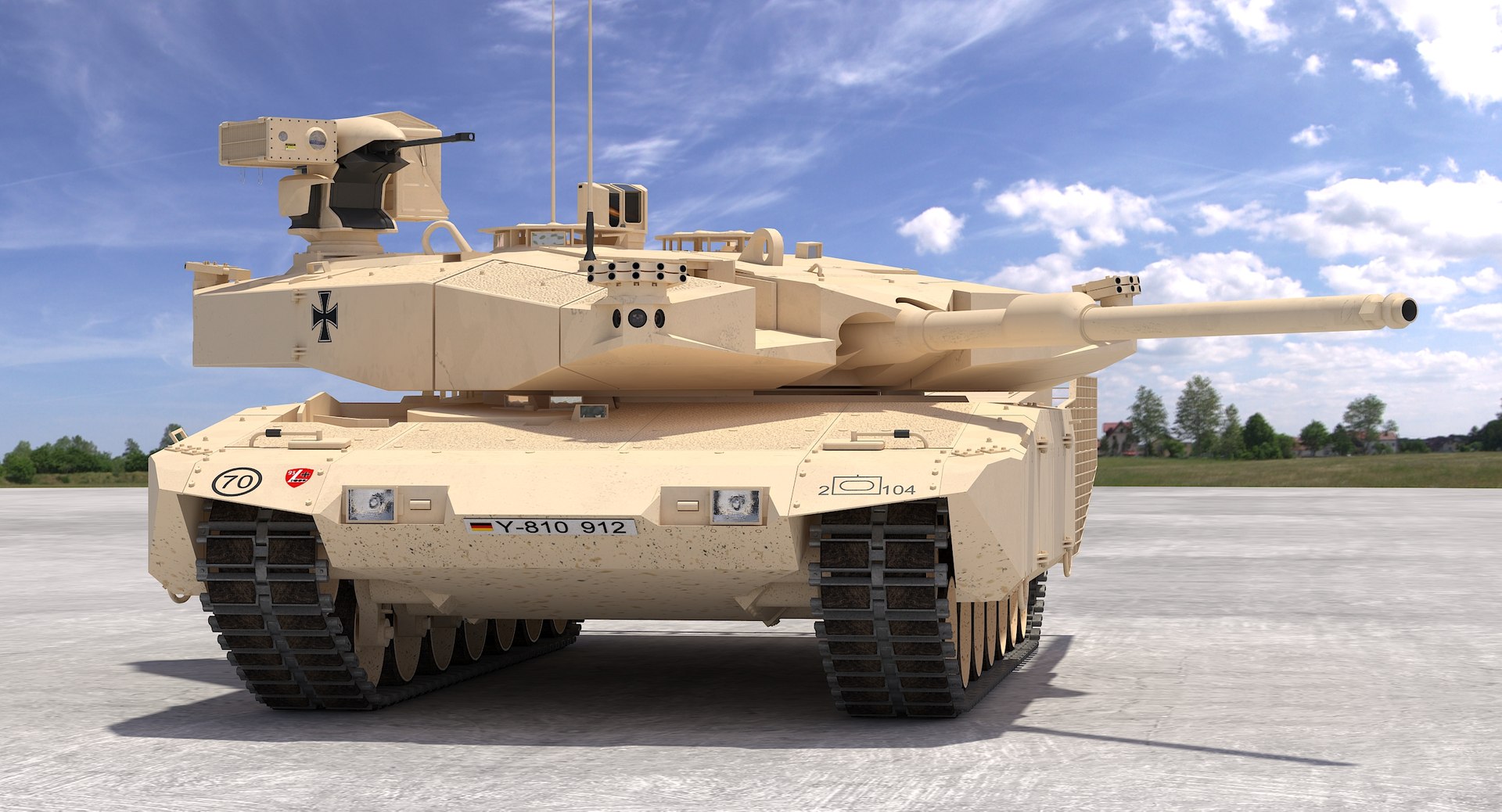 leopard 2 mbt revolution 3d max