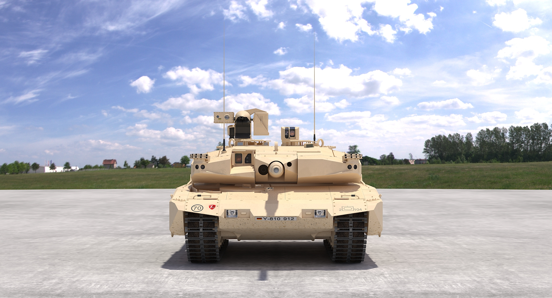 leopard 2 mbt revolution 3d max
