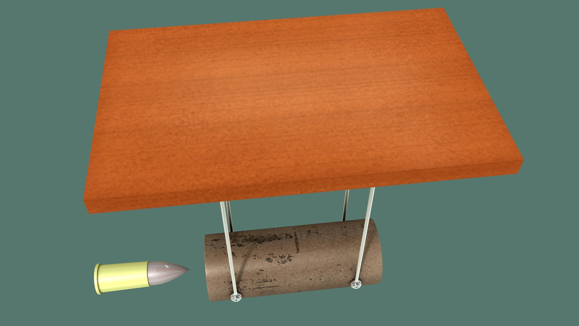 3D Cylinder Bullet Model - TurboSquid 1790354