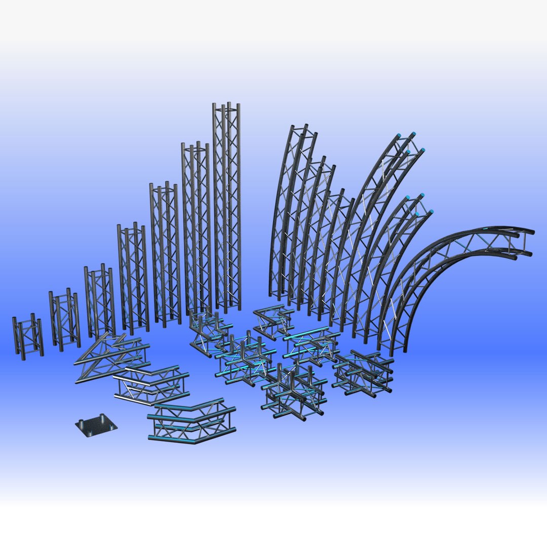 3D h30 290 truss - TurboSquid 1584189