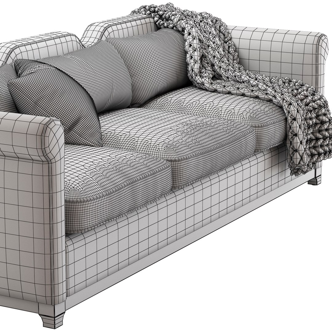 CB2 Kst Sofa 3D model - TurboSquid 2165294